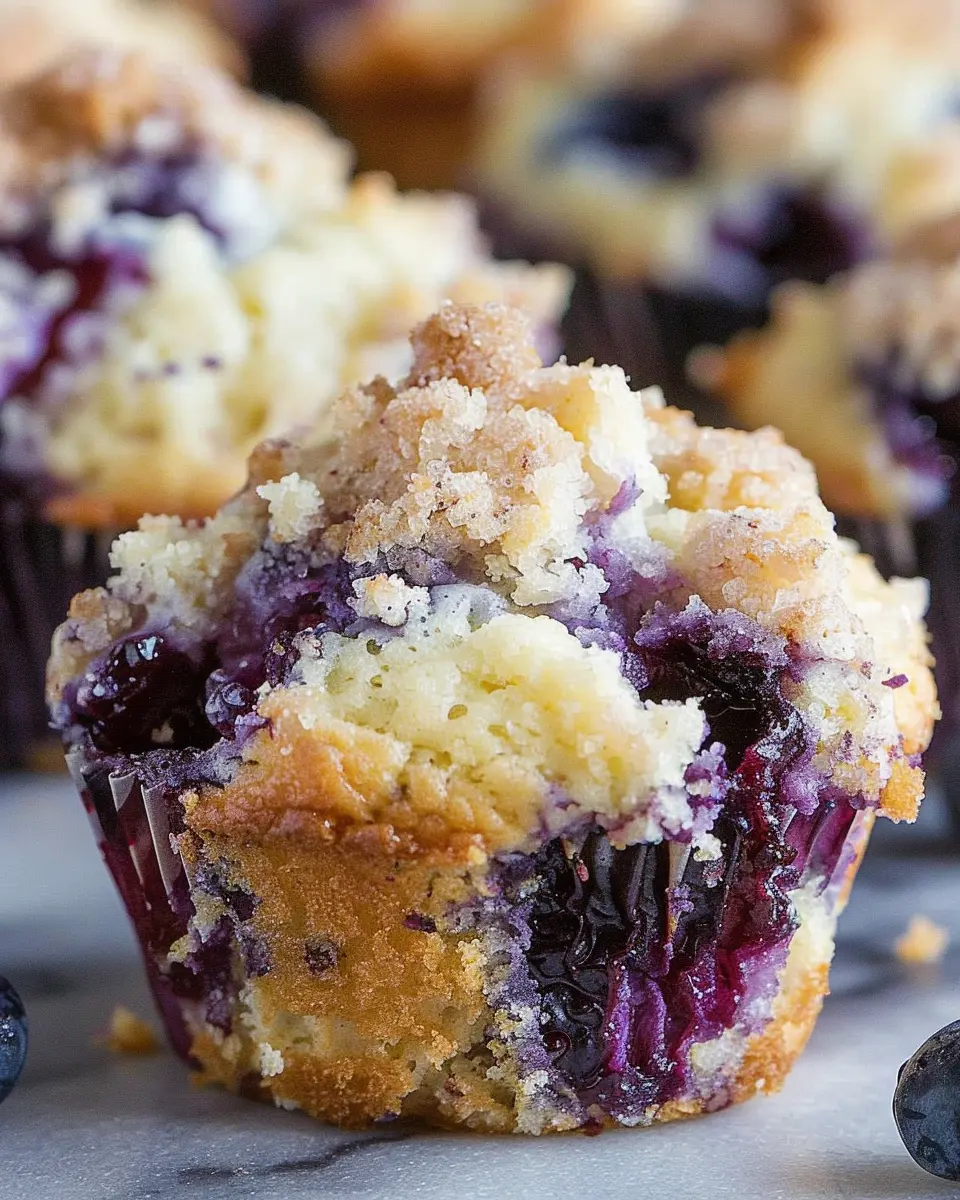 blueberry cream cheese muffins
