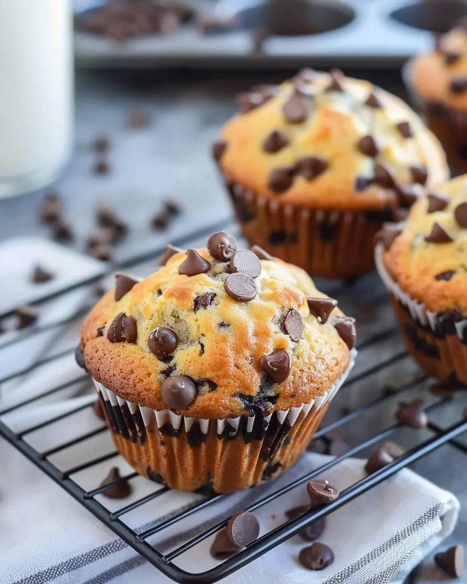 Bakery Style Chocolate Chip Muffins
