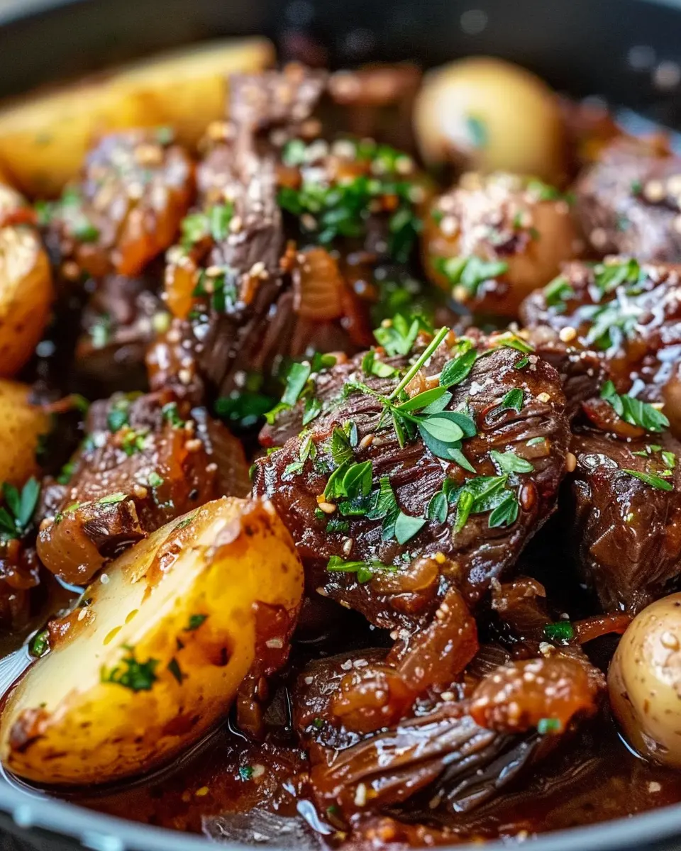 slow cooker garlic butter beef