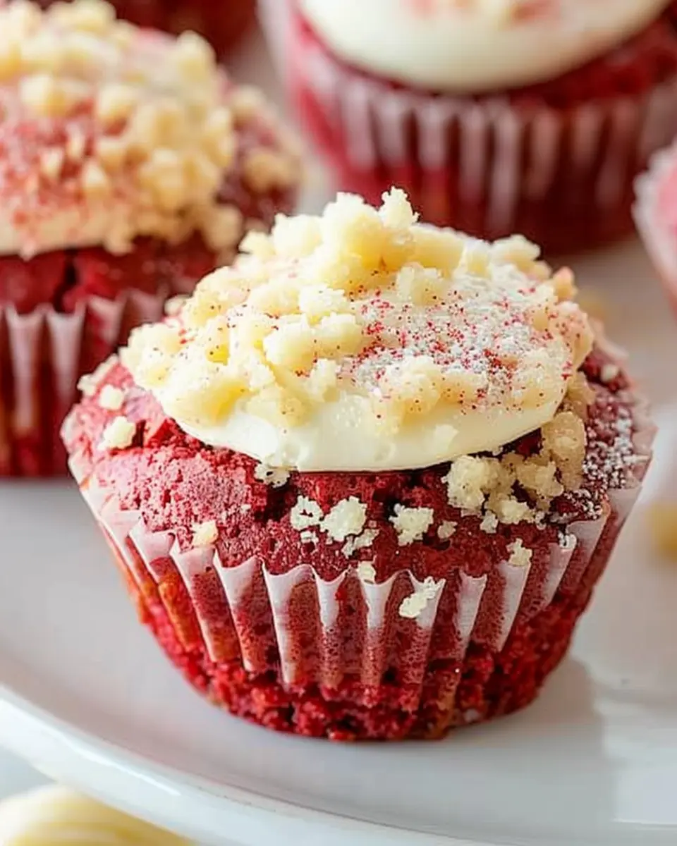 red velvet cream cheese muffins