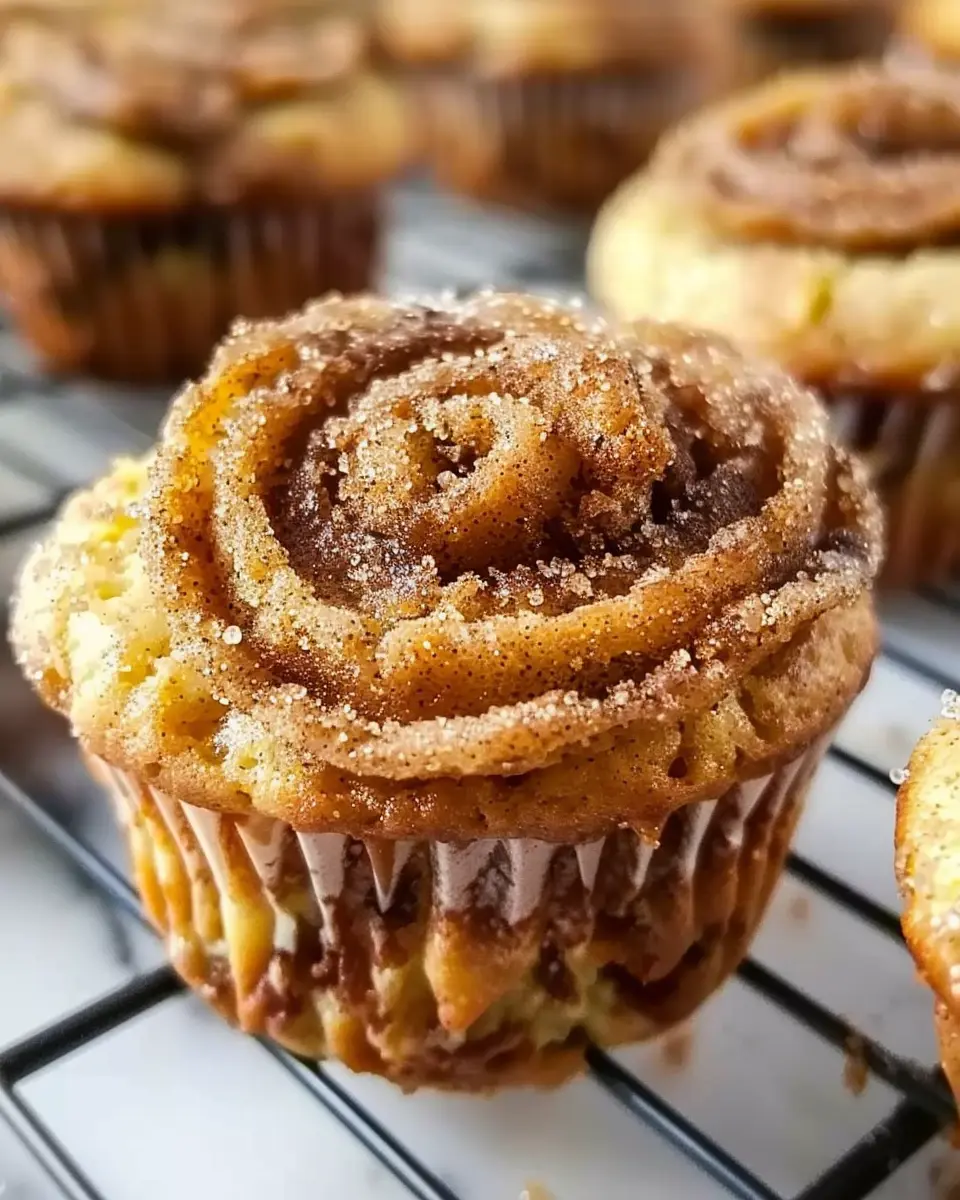 easy cinnamon sugar swirl muffins