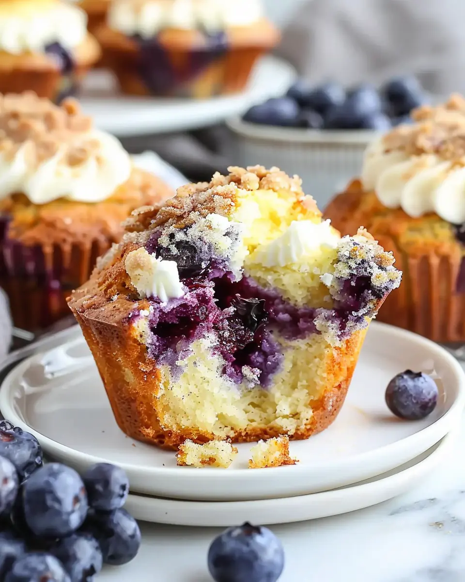 blueberry cream cheese muffins recipe